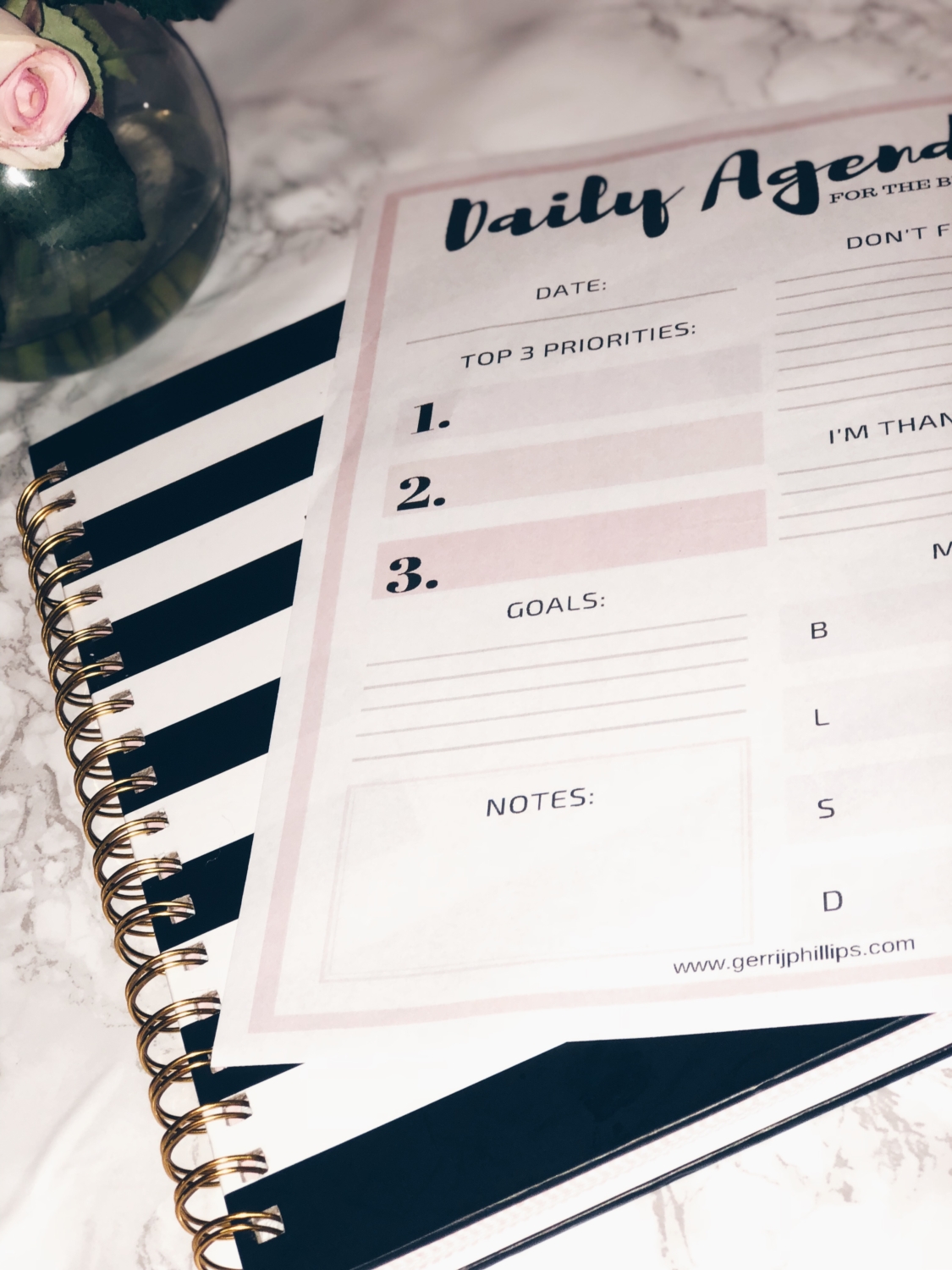 three reasons why you need a daily agenda